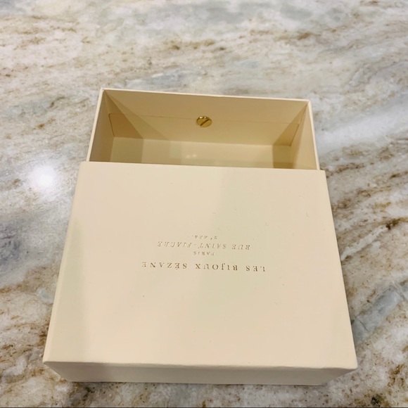 Sezane | Accessories | Sezane Cream Colored Jewelry Box | Poshmark